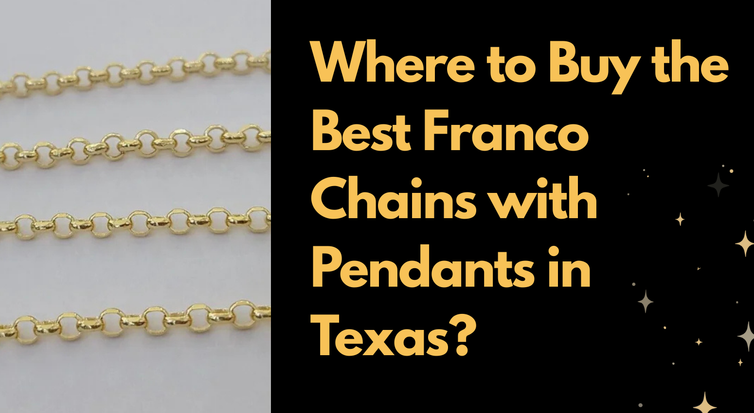 Where to Buy the Best Franco Chains with Pendants in Texas? – GBJ